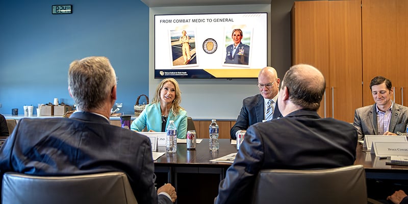 VA Secretary Tours Nation-Leading Marcus Institute for Brain Health